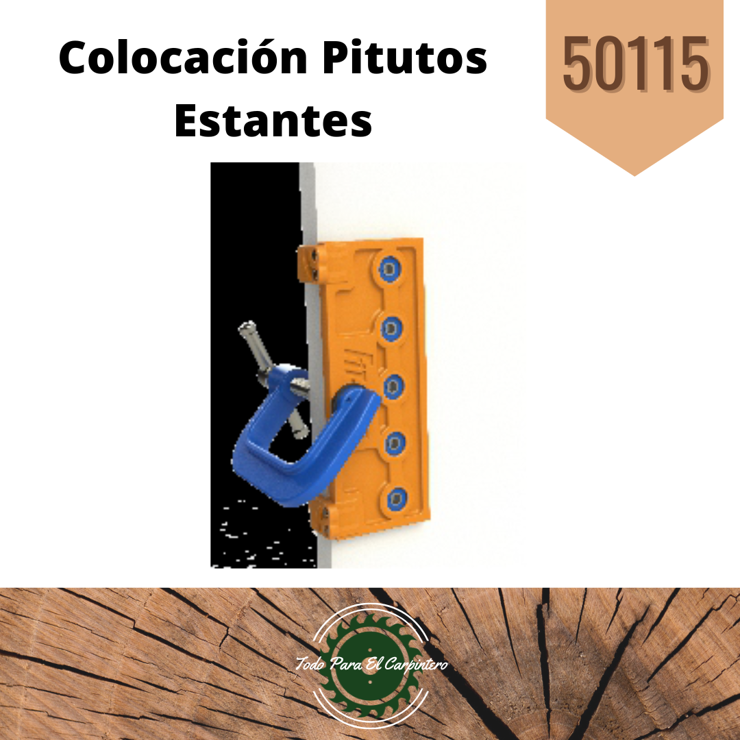 Plantilla util para colocación de pitutos de estantes | TPC Tools