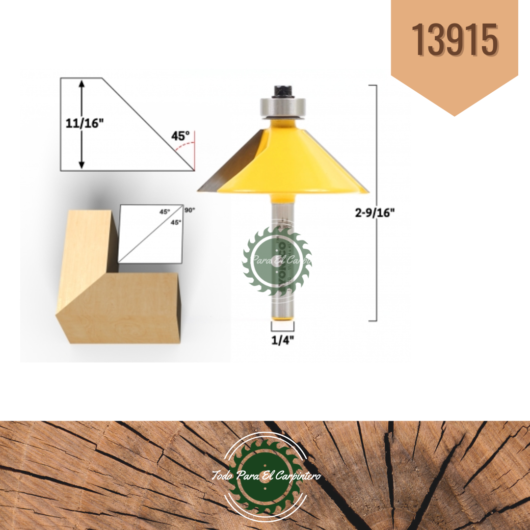 Fresa para Biselar Yonico 13915 | TPC Tools