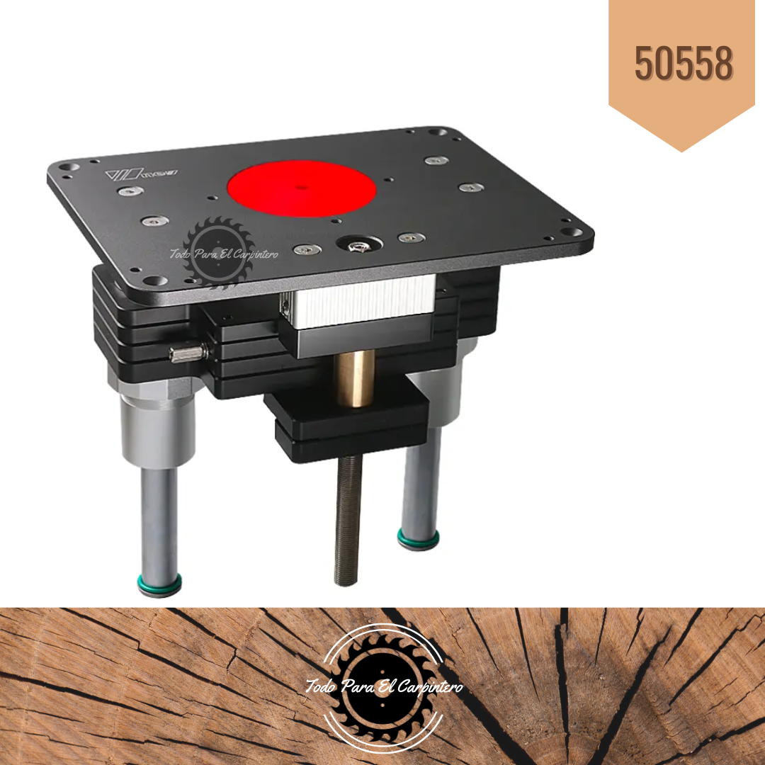 Base regulable para mesa invertida router aluminio + baquelita 50558 ...