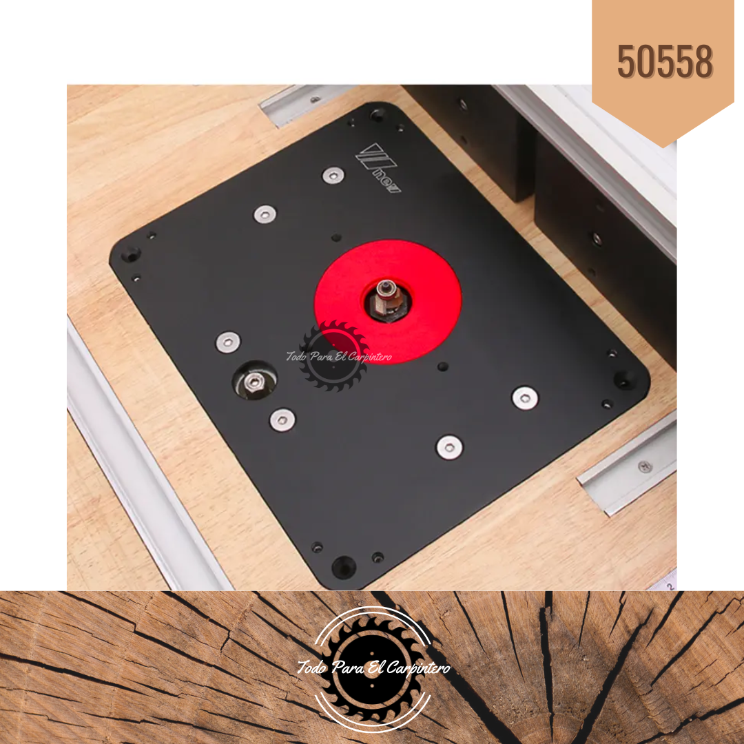 Base regulable para mesa invertida router aluminio + baquelita 50558 ...